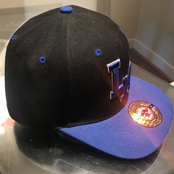 Bullbot | Accessories | New La Cap Hat Black Blue La Los Angeles | Poshmark